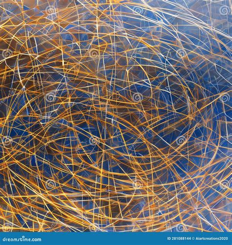 An Abstract Representation Of The Human Connection With Intertwined