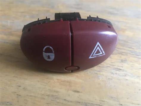 PEUGEOT HAZARD And Door Lock Switch Ref Nov PicClick UK