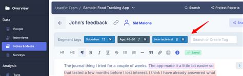 userbit segment tags for user attributes