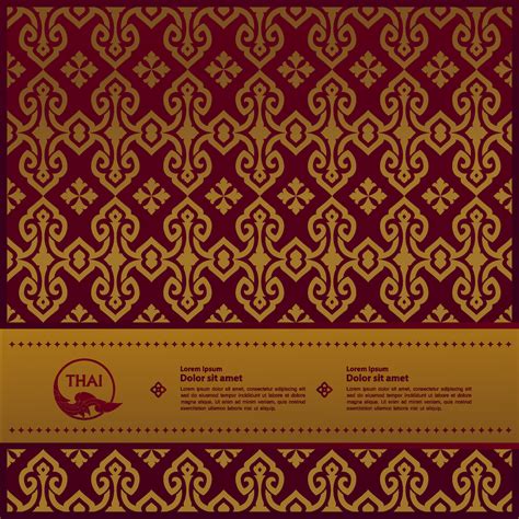 Thai Arts Element For Thai Graphic Design Vector Illustration 21360761