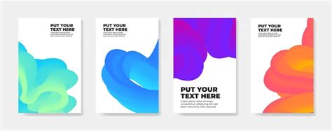 Premium Vector Dynamic Abstract Fluid Colorful Gradient Background Design Collection