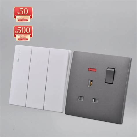 2023 New Curve Design Switch Socket Satellite Controller Electrical Switch Electrical Switch
