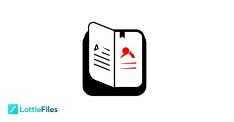 Read Instruction Icon Book By Salman Lottiefiles