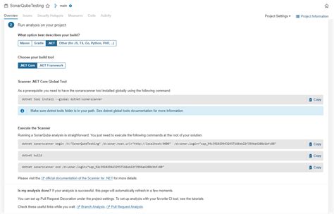 Get Started With Sonarqube Locally Using Net Core Gopesh Sharmas