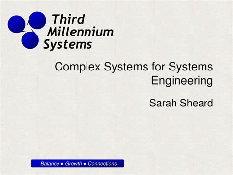 Ppt Complex Systems For Systems Engineering Powerpoint Presentation Free Download Id5657261