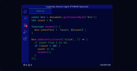 Legends Theme By Mahmood Hassan Rameem Vs Code Themes