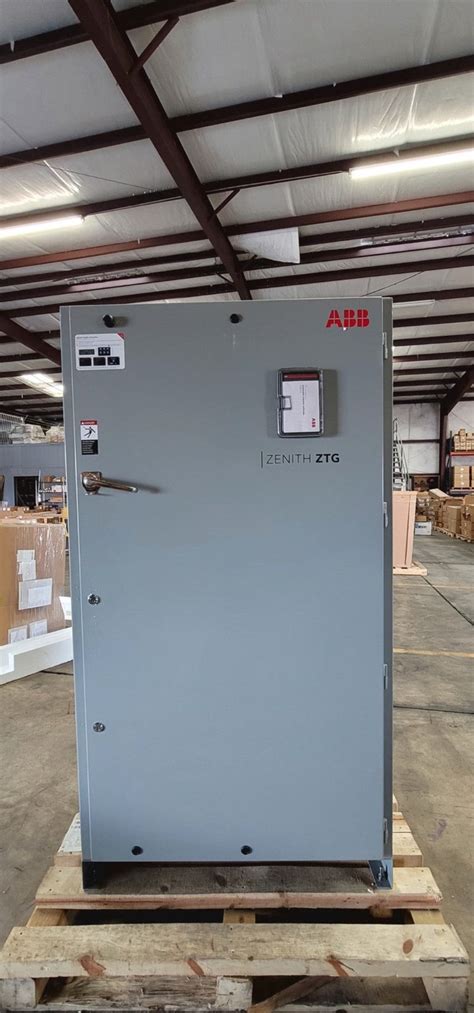 1200 Amps Abb Zenith Ztg Automatic Transfer Switch 480 Volts 3ph Sld Neutral Nema 3r For