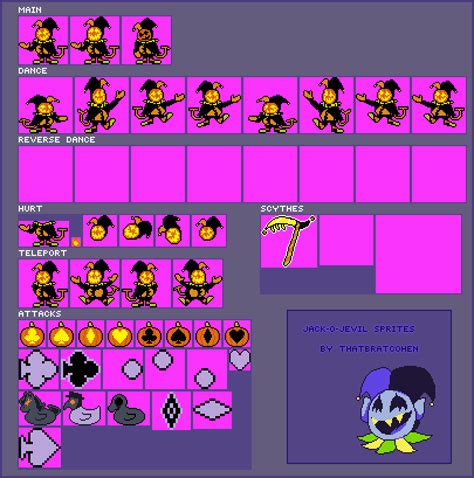 Pixilart Jack O Jevil Sprite Sheet By Thatbratcohen