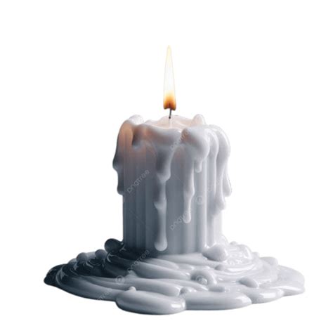 Gambar Lilin Putih Meleleh Png Vektor Psd Dan Clipart Dengan