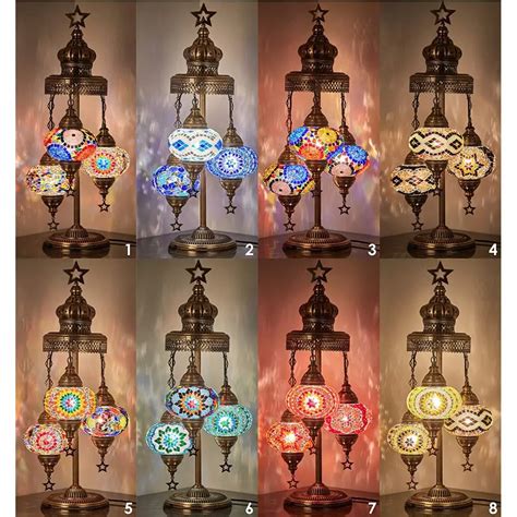 웅장한 터키 모로코 모자이크 티파니 테이블 책상 침대 머리맡 램프 전등갓 밤 악센트 분위기 조명 컬러 모자이크 유리샹들리에 Aliexpress