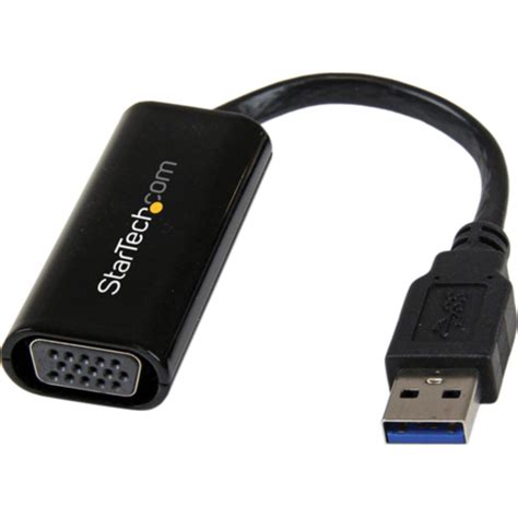 StarTech Com Slim USB To VGA External Video Card Multi Monitor Adapter X P