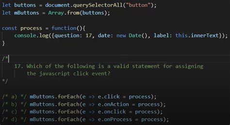 solved let buttons document queryselectorall button