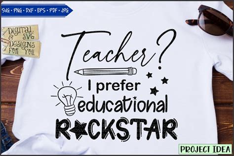 Teacher I Prefer Educational Rockstar 727112