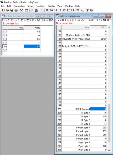 Using Modbuspoll Pre Configured Files For Rheonics Modbus Devices Rheonics Support