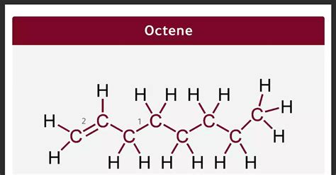 Octene C8h16 Molecular Geometry Hybridization Molecular Weight Molecular Formula Bond