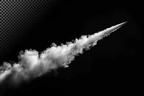 Rocket Launch Trail Premium Psd