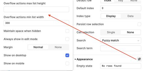 new table menu button 💬 feature requests retool forum