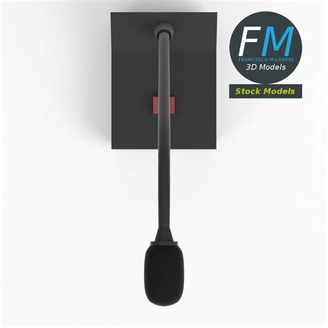 3d Model Intercom Microphone