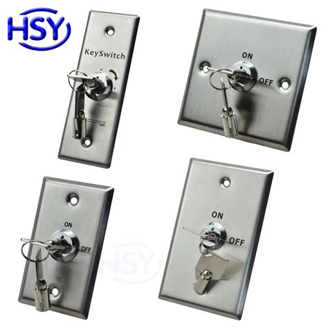 Hsy Stainless Steel Key Switch Emergency Push Exit Grandado