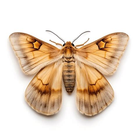 Premium Ai Image Corn Earworm Moth Capturing Its Dull Yellowbrown W On White Background Beauty