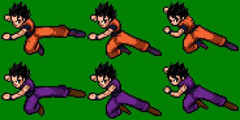 Gohan Sprite Jus Kick By Broken Heart77 On Deviantart