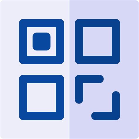 Qr Code Basic Rounded Flat Icon