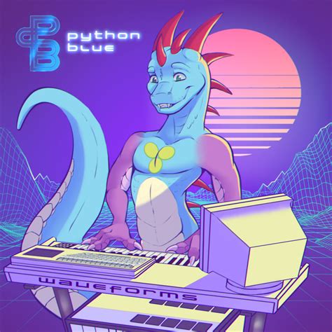 Waveforms Python Blue