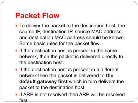 Routing Packet Flowing And Processing PPTX