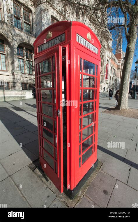 Iconic Model K6 Red Telephone Box Designed By Sir Giles Gilbert Scott South Kensington London