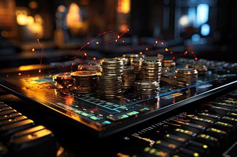 Premium Photo World Of Electronic Crypto Bitcoin Money And Soaring