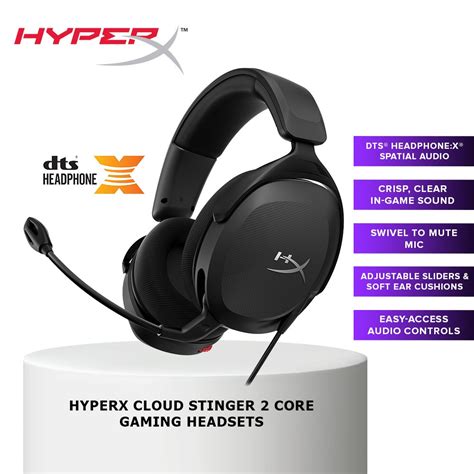 Hyperx Cloud Stinger 2 Gaming Wired Headset Dts Headphone