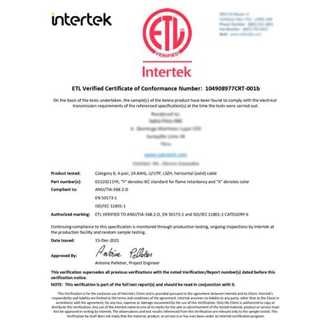 Cable UTP Cat 6 SATRA Original Por Metro Westor Pe