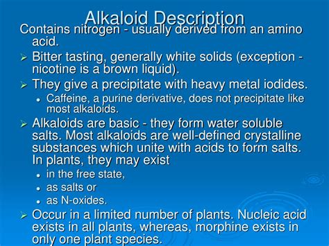 Ppt Alkaloids Powerpoint Presentation Free Download Id 149540