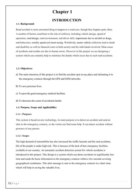 Accident Detection System Project Report Pdf