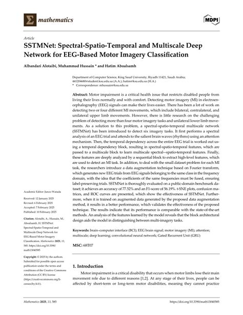 Pdf Sstmnet Spectral Spatio Temporal And Multiscale Deep Network For