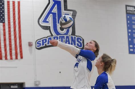 Spartans Sweep Sabres On The Road Aurora University Athletics