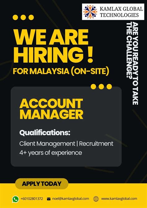 Noel Cyril On Linkedin Hiring Malaysia Open Visasponsorship Accountmanager