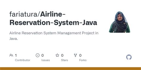Github Fariaturaairline Reservation System Java Airline Reservation System Management