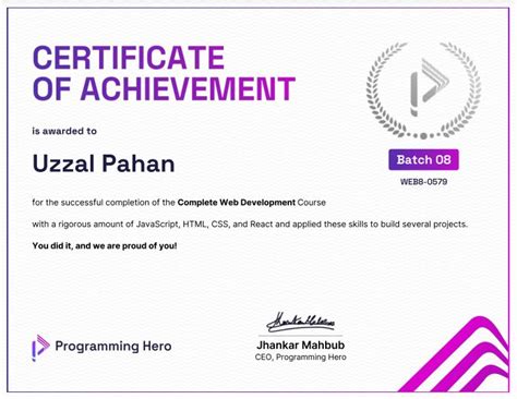 Finally I Got It Thank You Programming Hero Uzzal Pahan