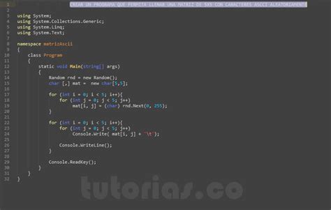 Arrays Visualstudio C Matriz De Caracteres Ascii