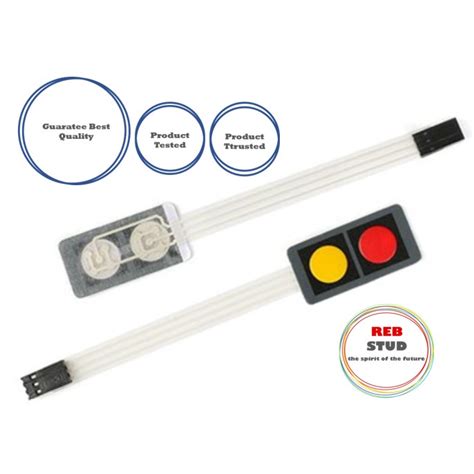 Jual Keypad 2 Key Button Membrane Switch Matrix Array Control Panel