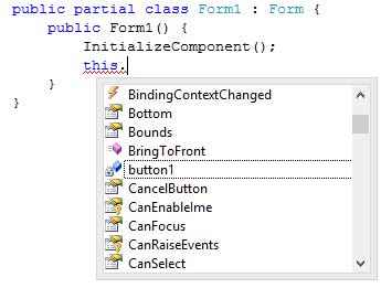 C Public Partial Class Form Stack Overflow