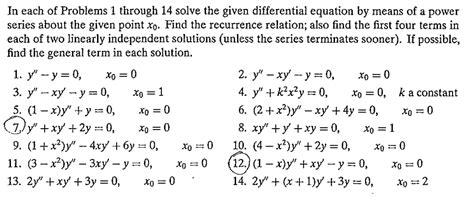 Solved In Each Of Problems 1 Through 14 Solve The Given Chegg Com