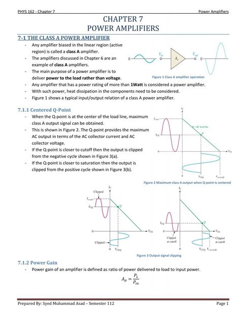 CHAPTER POWER AMPLIFIERS