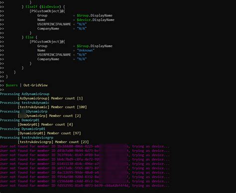 microsoft graph api using try catch for powershell to switch between the two cmdlet gro group