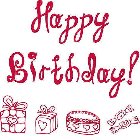 비문 생일 벡터 Ai Eps Uidownload