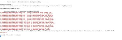 My Problem Is Stvd And Compile With St Assembler L