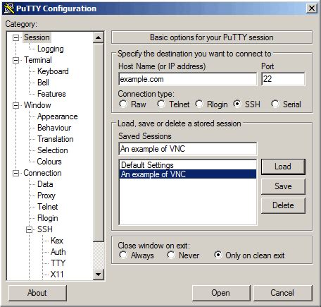 LookIt Tunnel VNC In SSH