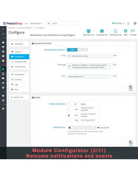 Módulo Notificaciones Push Del Navegador Web Usando Onesignal Para