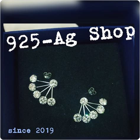 925-Ag Shop ต่างหู ตุ้มหู เครื่องประดับเงินแท้ 92.5